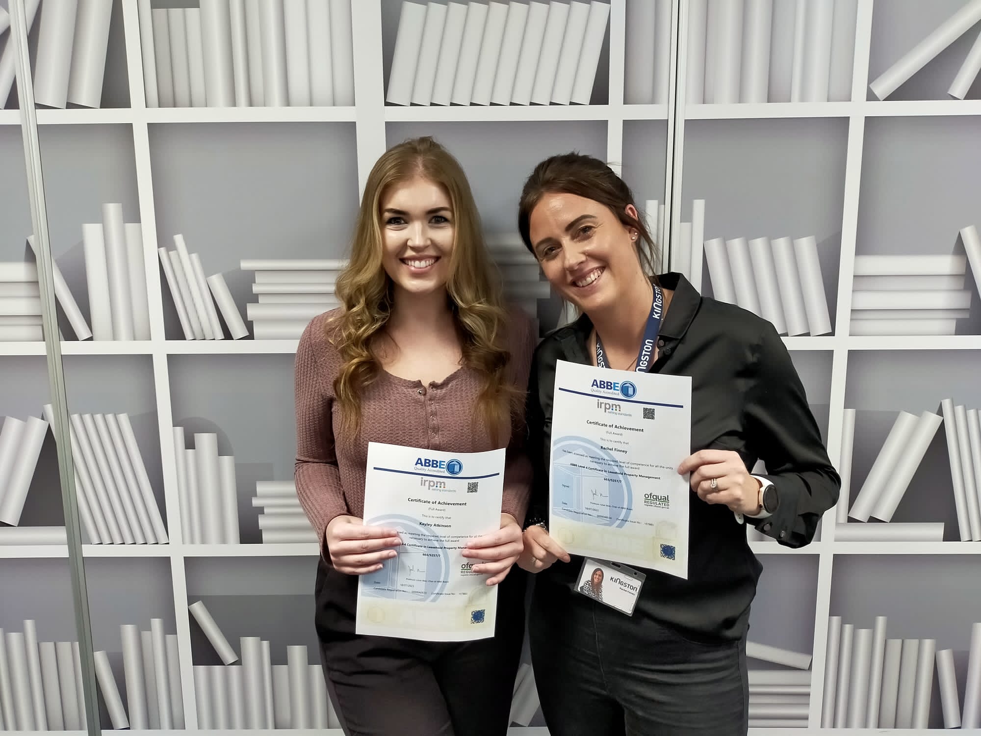 Kayley and Rachel achieve MIRPM status | Kingston